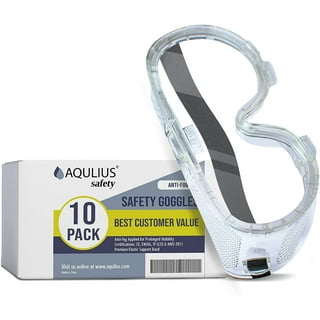 ArcOne G-FLY-A1101 The Fly Safety Goggles, Clear Lens and Silver Mirror ...