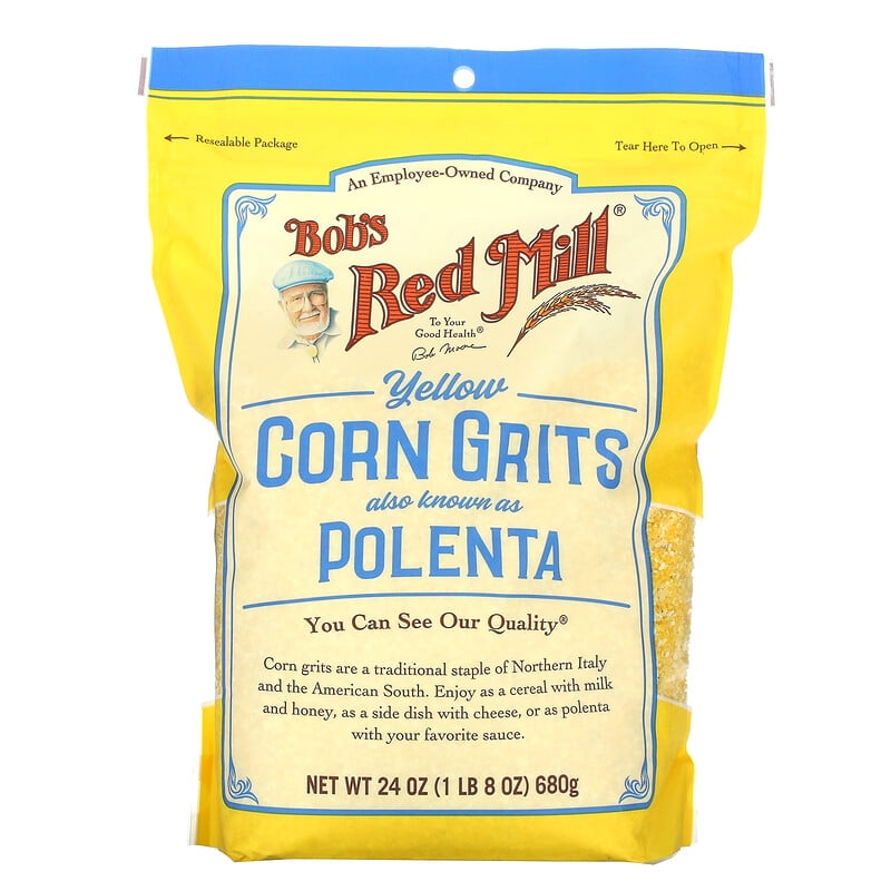 Bob's Red Mill, Yellow Corn Grits, 24 oz Pack of 2 - Walmart.com