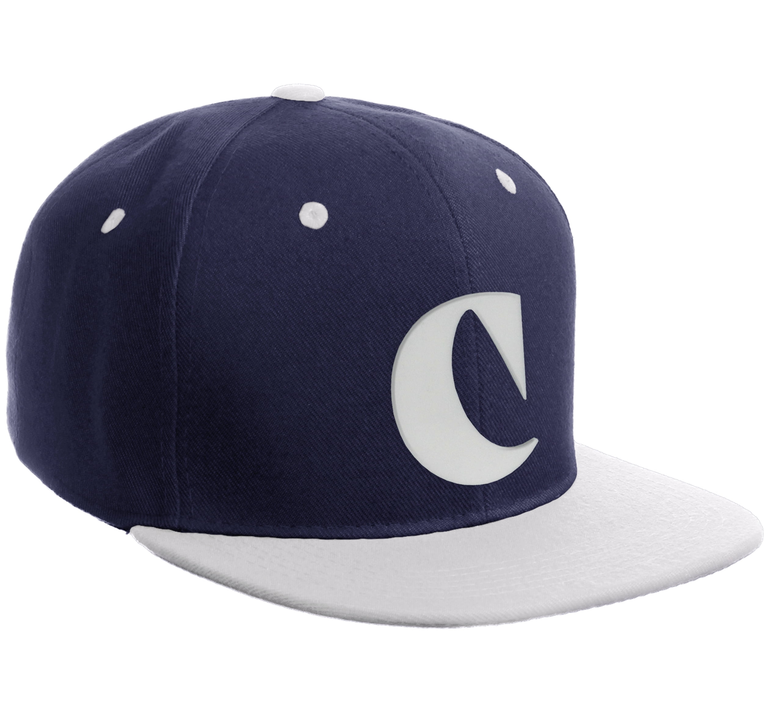 Daxton Classic Snapback Hat 3D Capital Alphabet Letters Flat Bill Visor ...