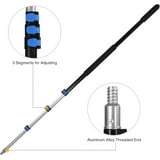 REDCAMP Telescoping Pole, Lightweight & Sturdy Multi-Purpose Telescopic ...