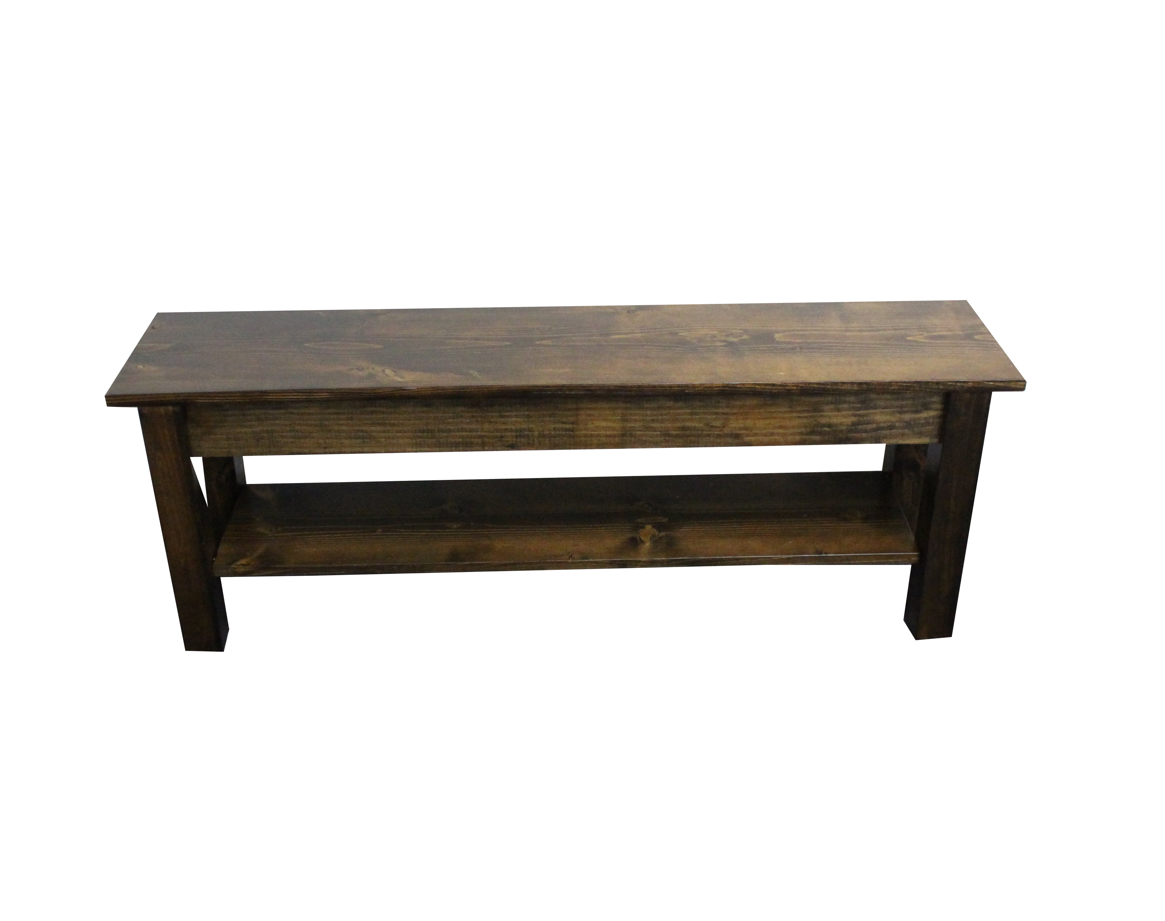 YUKON BENCH WITH SHELF-24 - Walmart.com