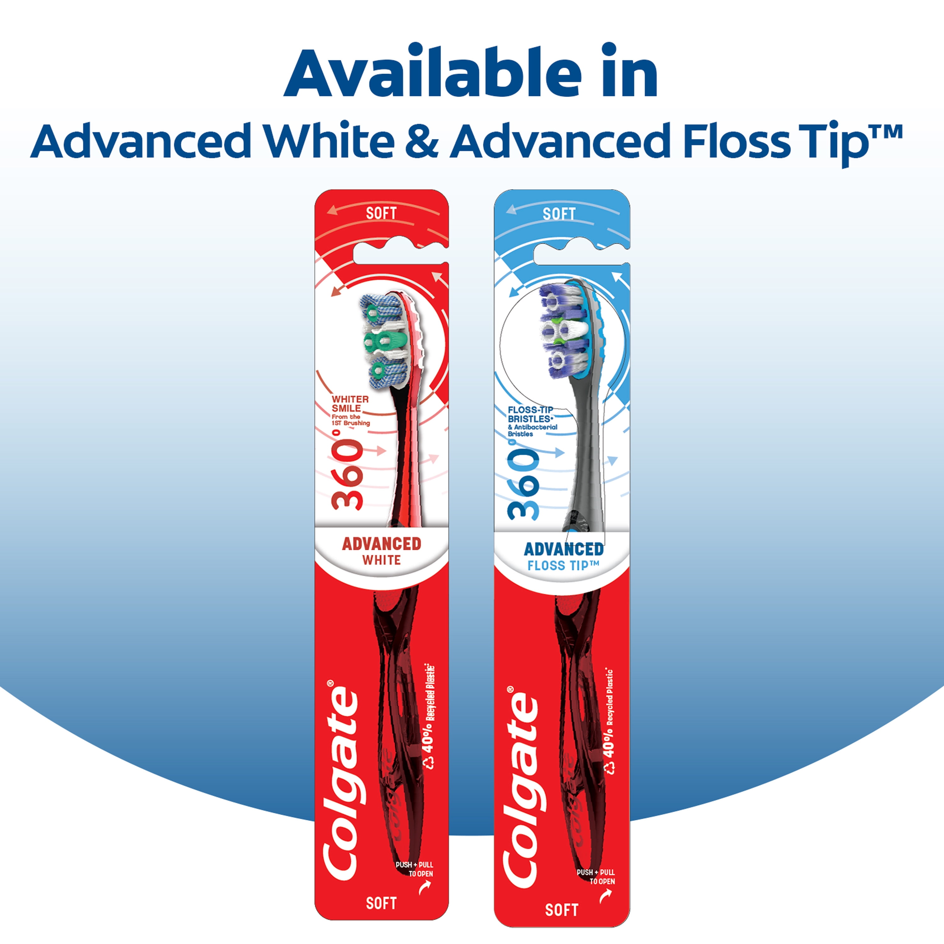 Colgate 360 Advanced Floss Tip Bristles Soft Nepal | Ubuy