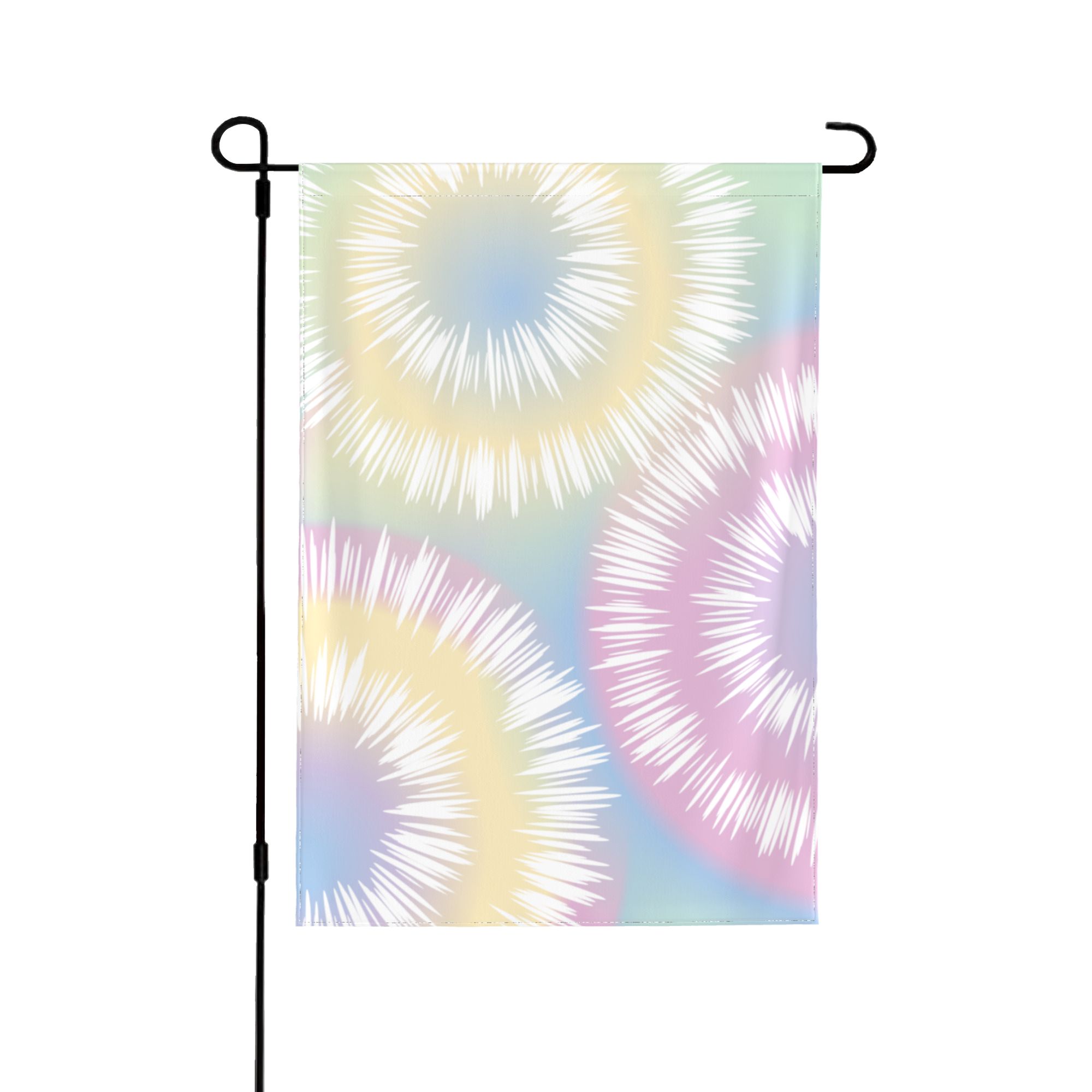 XMXY Tie Dye Pattern Colorful Design Garden Flags Double Sided ...