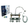 Everflow Lead Free Two-Handle Kitchen Faucet with Spray, Chrome ...