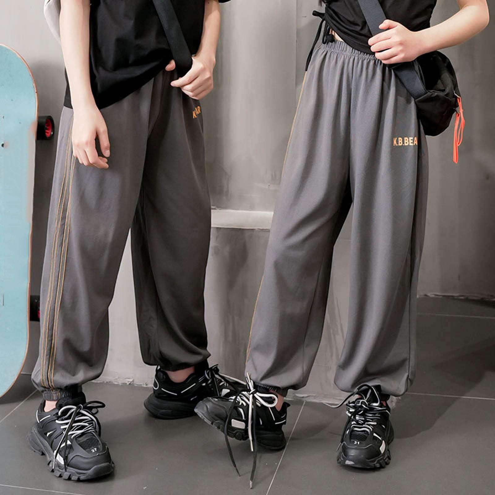 Click here for Uanwenn Girls Casual Jogger Pants Elastic Waist An... prices