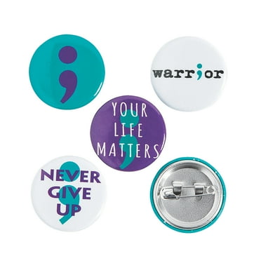 Mental Health Awareness Buttons - Party Favors - 24 Pieces - Walmart.com