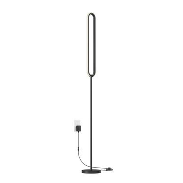 SAFAVIEH Henley 63 in. H Floor Lamp with Table, Matte Black - Walmart.com