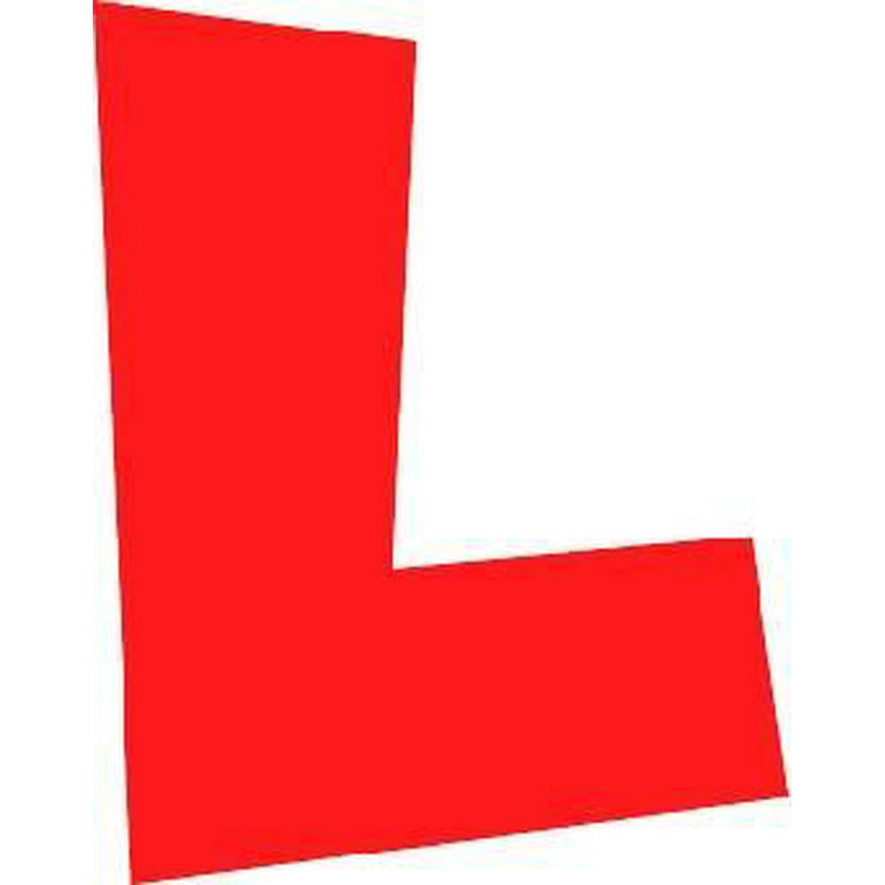 Funny Colorful Alphabetical Letter L Cartoon Character Wall Art Sticker ...