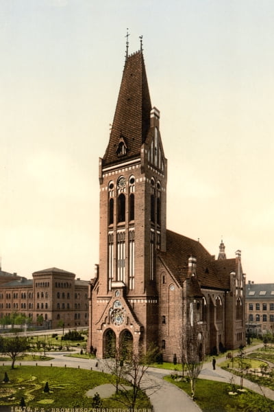 Print: Christ Church, Bromberg, Silesia i.e., Posen Germany (I.E ...
