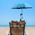 JWQFBC Attachable Beach Umbrella Circular Canopy Beach Chair Umbrella ...