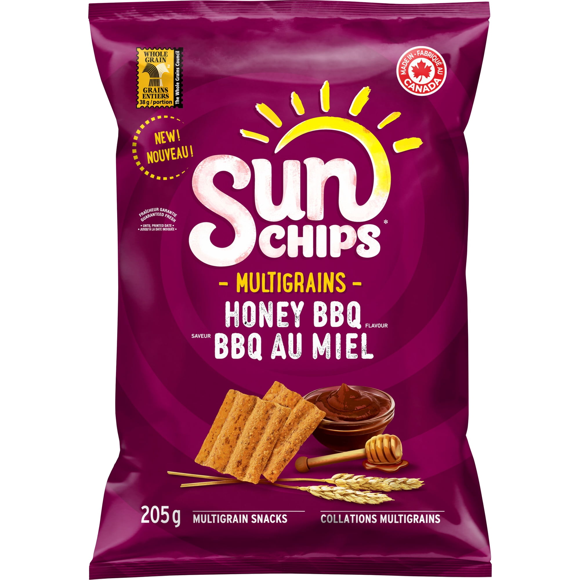 Click here for Sunchips Honey Bbq Flavour Multigrain Snacks 205g prices