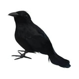 GXFMYA 6-Pack Realistic Simulation Crow Decorations for Halloween ...