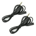 2PCS 1m/3.3ft 3.5mm Audio Extension Adapter Volume Control Cable for ...