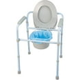 Carex Commode Liners, 21 Pack - Absorbent, Fits Most Commodes, Holds 2 ...