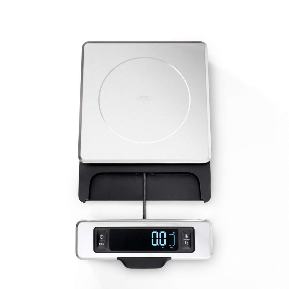 OXO Good Grips 11 Pound Stainless Steel Food Scale with Pull-Out ...