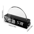 YXVWKN Alarm Clock Bedside Powered With Led Night Light Wake Up Sunrise ...