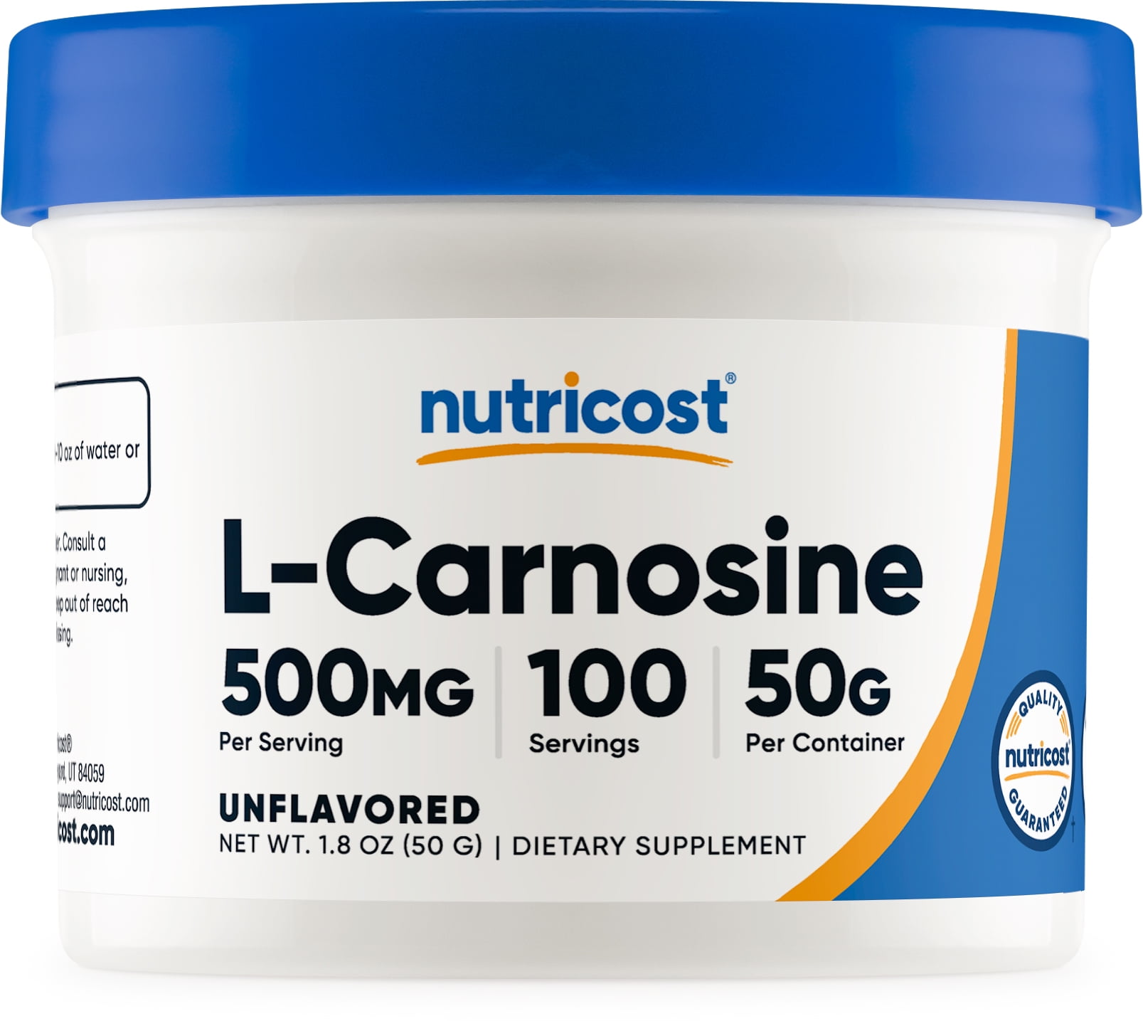 Nutricost L-Carnosine Supplement Powder 50 Grams (100 Servings ...