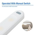 Great Value Battery Powered 12-inch LED Light Bar with On/Off Button ...