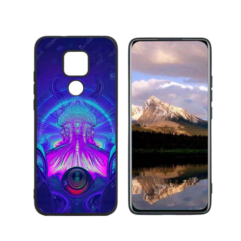 Compatible with Moto G Play 2021 Phone Case, Psychedelic-Trippy-Alien-Art-Visuals-Colours20 Case ...