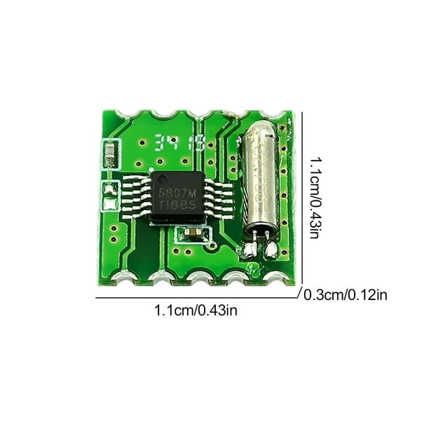 Módulo estéreo FM RDA5807M 76-108MHz Módulo de radio FM I2C para ...