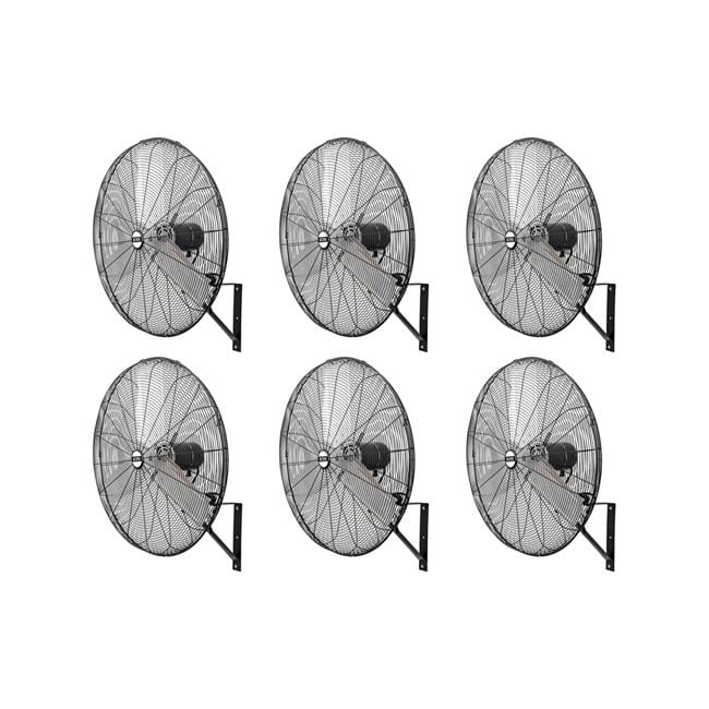 30 in. Oscillating Wall Mount Industrial Fan - Pallet of 6 - Walmart.com