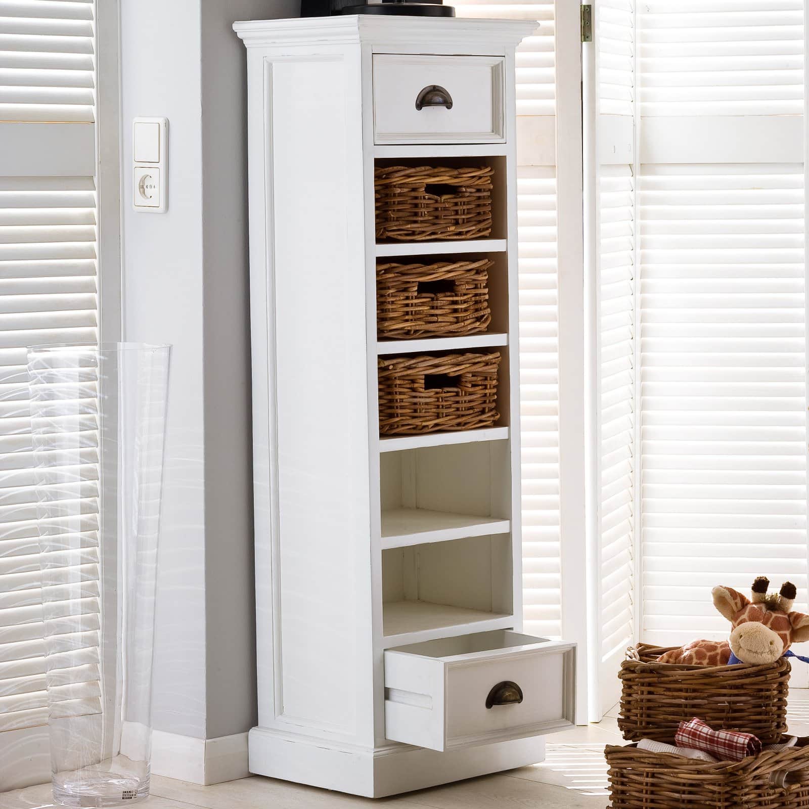 Nova Solo Halifax Storage Tower with Basket Set - Walmart.com - Walmart.com