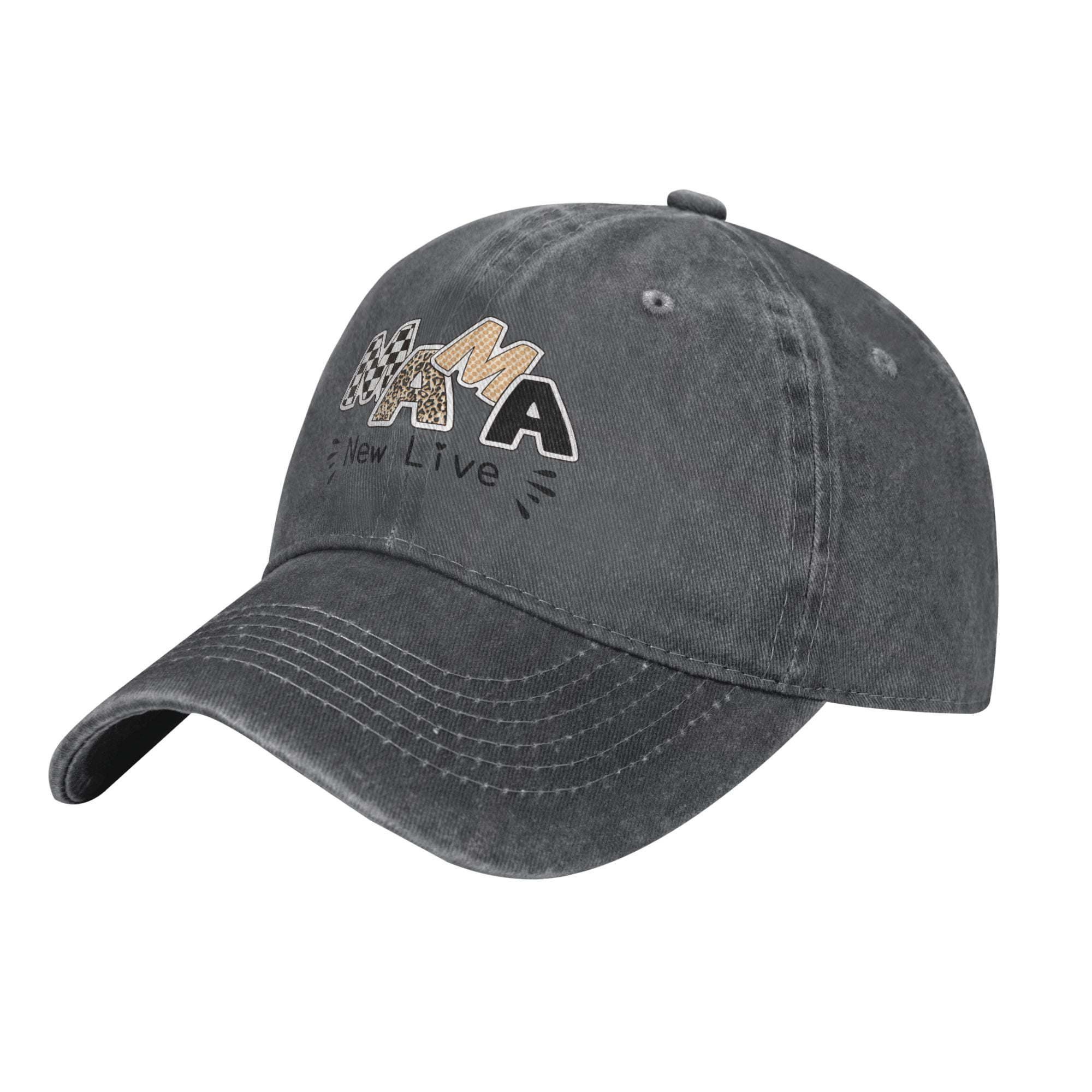 ZICANCN Mens Hats Unisex Baseball Caps-Mom's New Life Slogan Hats for ...