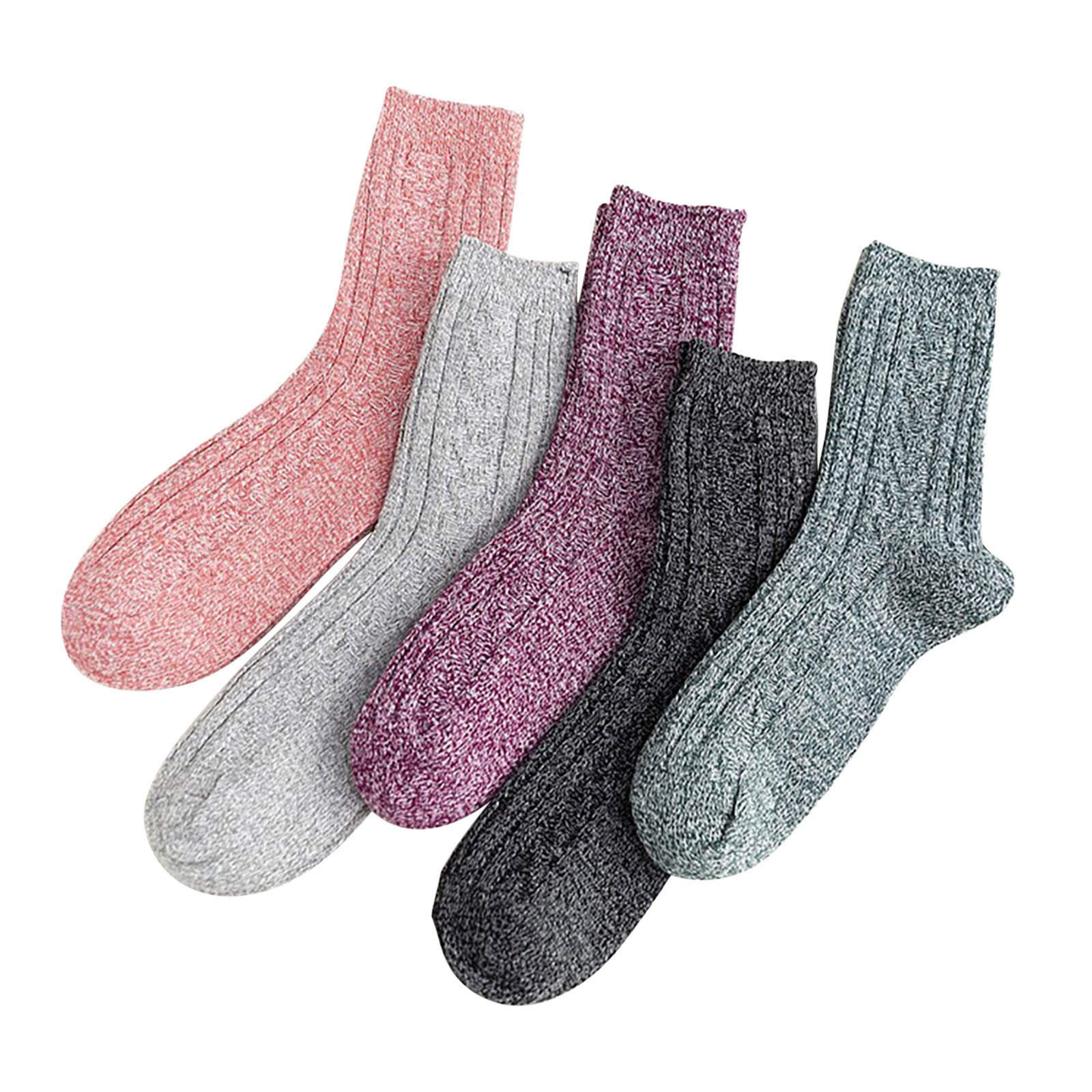 Click here for Duoif Socks For Women 5 Pairs Warm Wool Socks For... prices