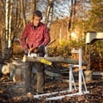 SMART Products Ergonomic Saw Horse - Smart-Holder Wood Log Holder, Easy ...