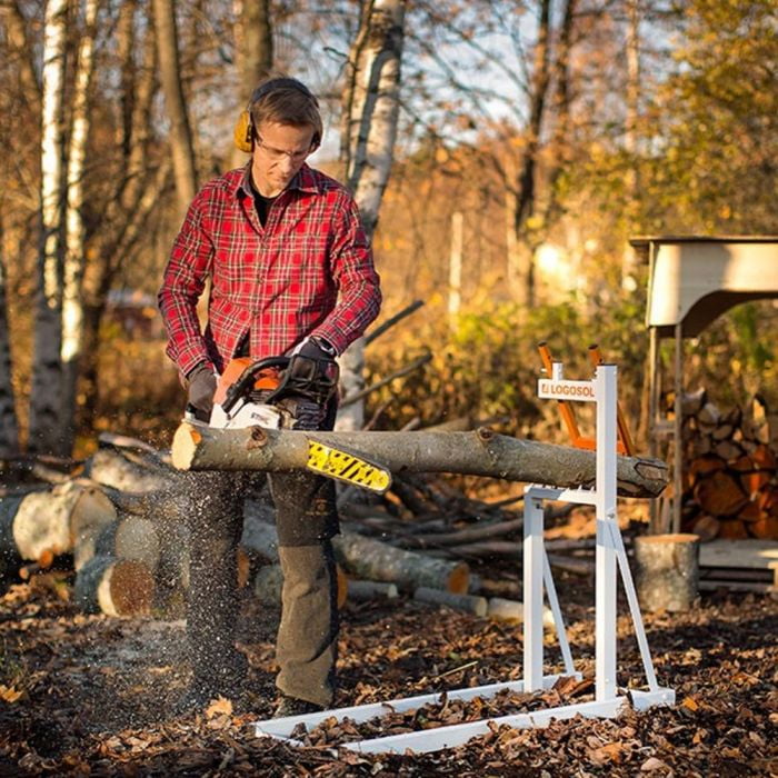 Chainsaw Log Holder