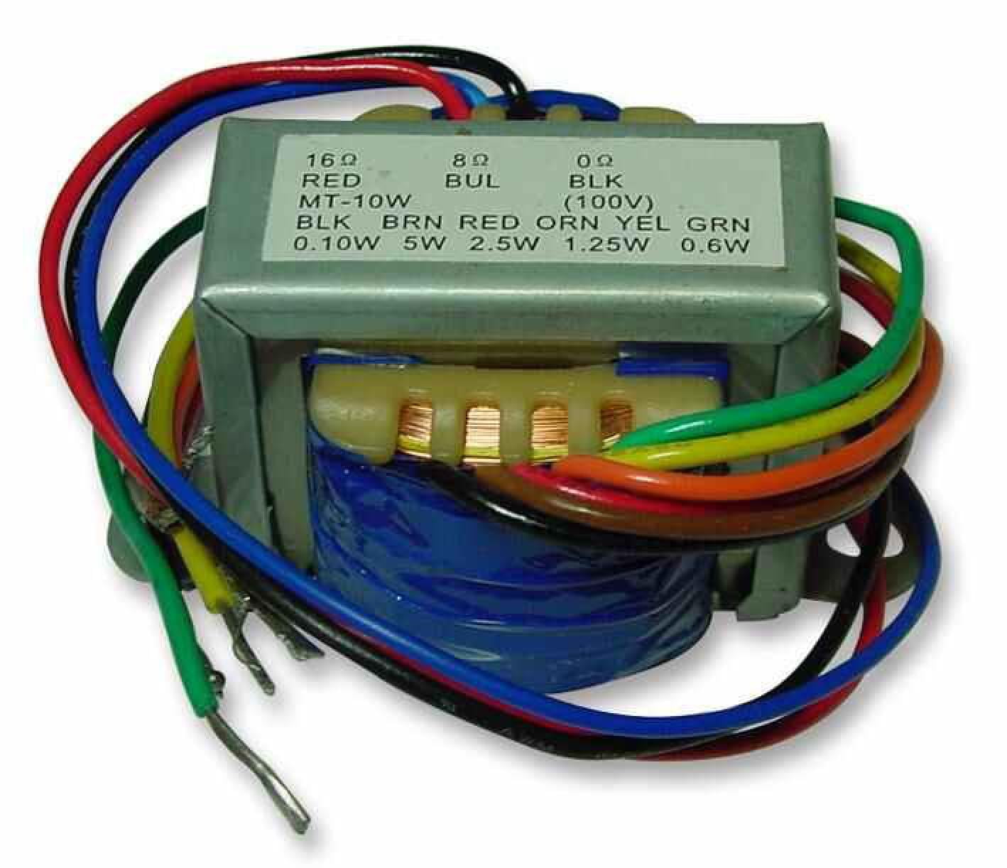EAGLE - 100V Line Transformer, 10W - Walmart.com