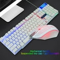 Light up Keyboard Keyboard And Combo Gaming Mechanical Color Breathing ...
