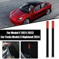 Red For Tesla Modely Rear Door Emergency Safety Pull Rope Physical ...