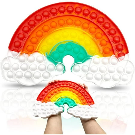 17 in Jumbo Pop Push Toy, Huge Sensory Bubble Stress Toy, Big Fidget ...