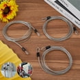304 Stainless Steel Cable with TPU Sheathed Cable Lock for Garden ...