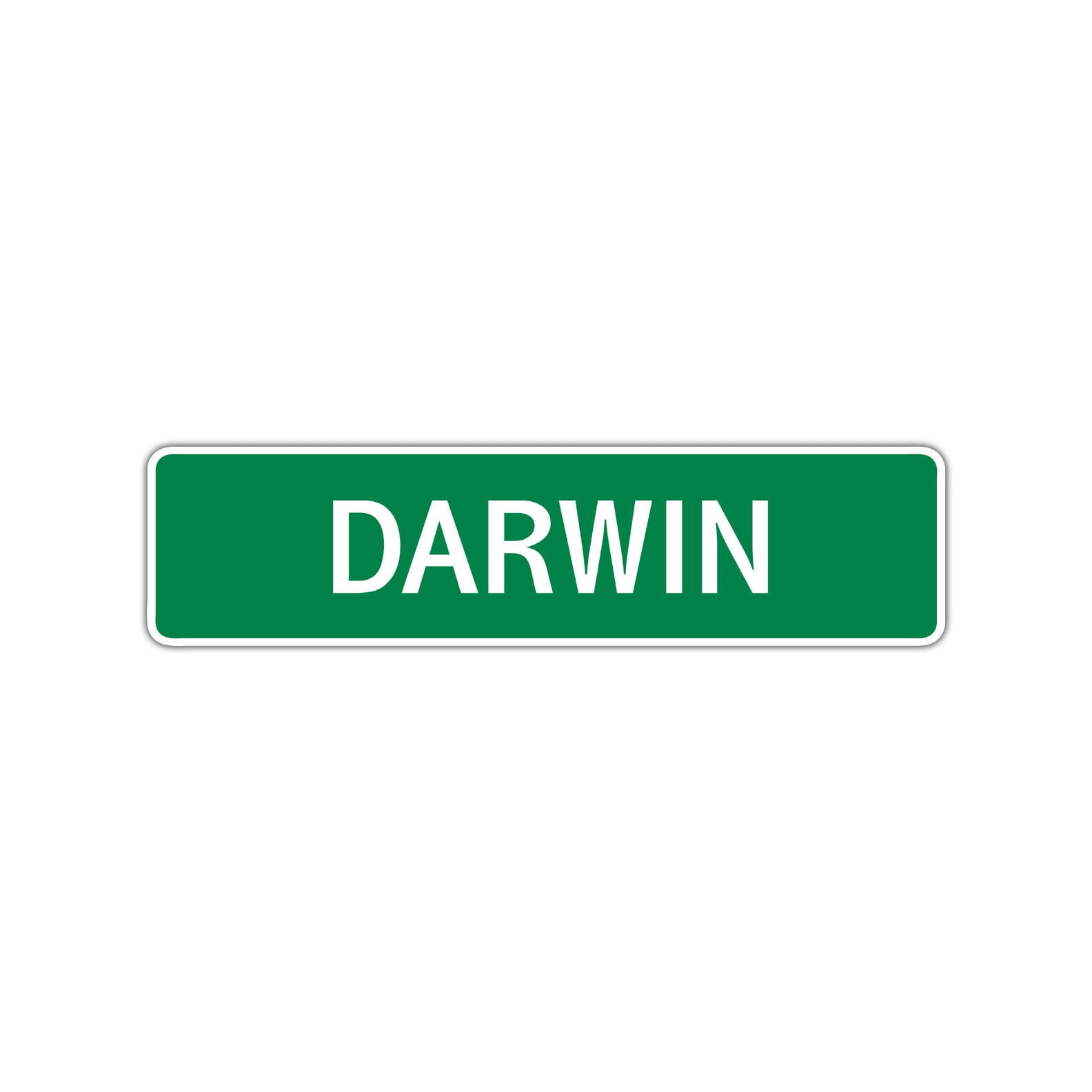 Darwin Boys Children Name Letter Printed Label Indoor Outdoor Unique ...