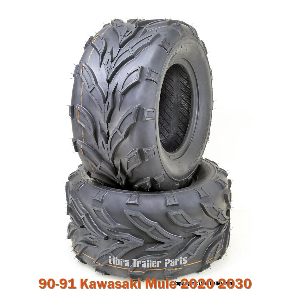 2 WANDA 20X10-10 Front or Rear ATV Tires for 90-91 Kawasaki Mule 2020 ...