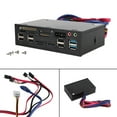 5.25" USB 3.0 SATA eSATA PC Front Panel Media Dashboard Internal Card ...