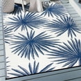 World Rug Gallery Floral Tropical Reversible Recycled Plastic Outdoor ...