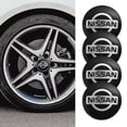 4pcs Car Wheel Hub Center Cap Metal Emblem Stickers For Nissan Qashqai ...
