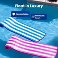Cococabana 74 inch Foam Pool Float with Headrest – Vinyl Coated Luxury ...
