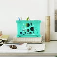 Storex Mini Crate, Teal, 12-Pack - Walmart.com