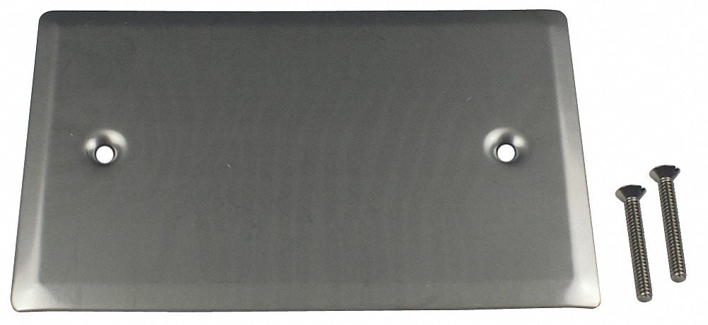Calbrite Electrical Box Cover,Stainless Steel S607BLPLTS - Walmart.com