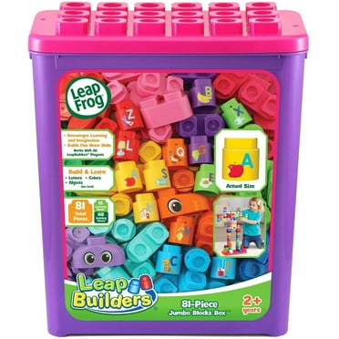 Free Shipping! LeapFrog LeapBuilders 81-Piece Jumbo Box, Learning ...