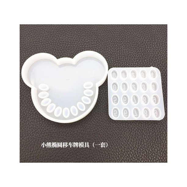 Jayli DIY crystal drops octagonal transfer car mold digital parking ...