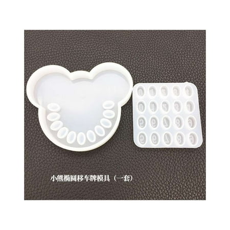 Jayli DIY crystal drops octagonal transfer car mold digital parking ...