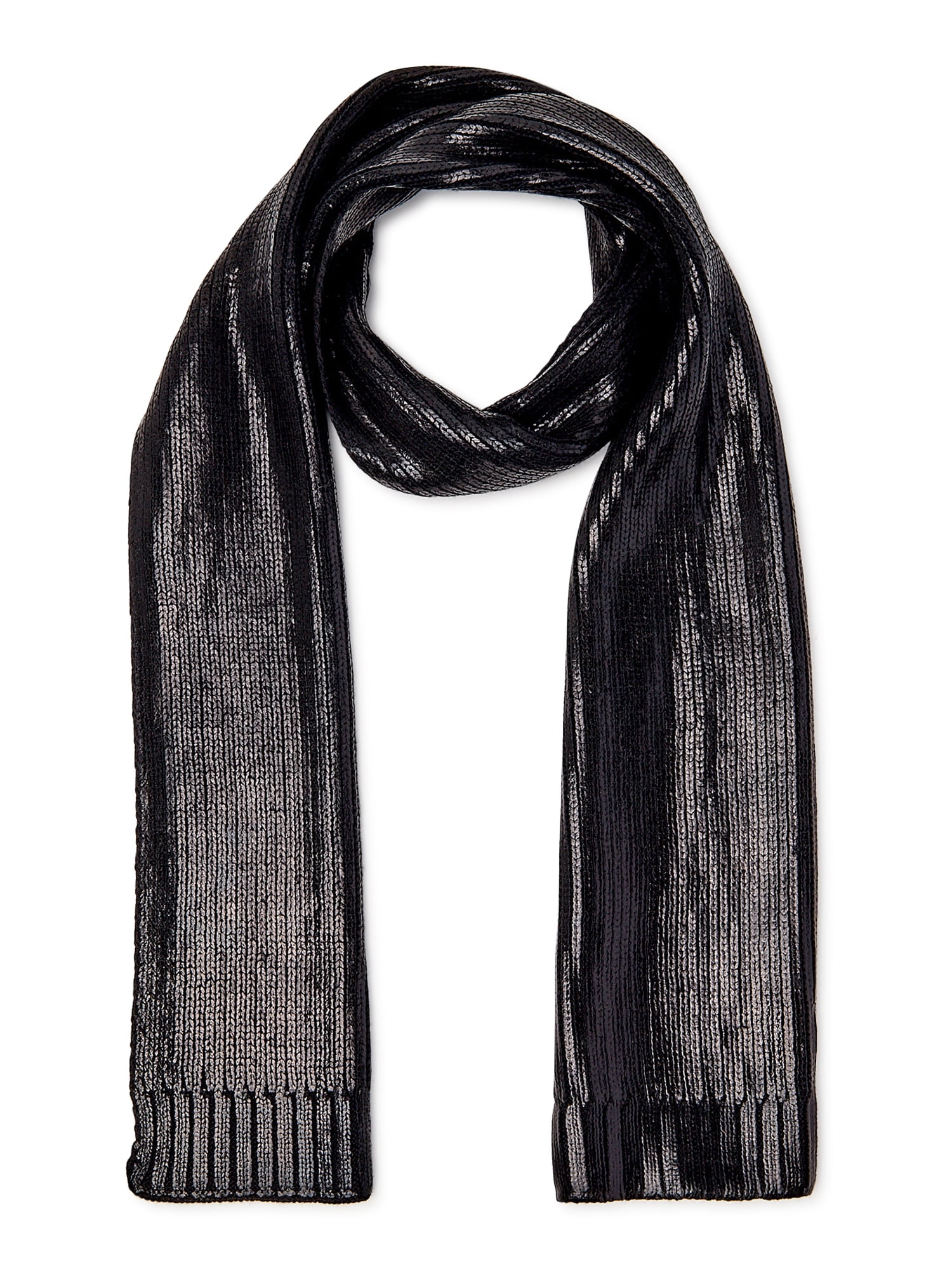 Scoop Women's Metallic Knit Scarf - Walmart.com