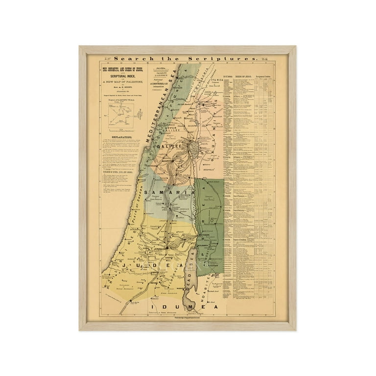 New Testament Palestine Map