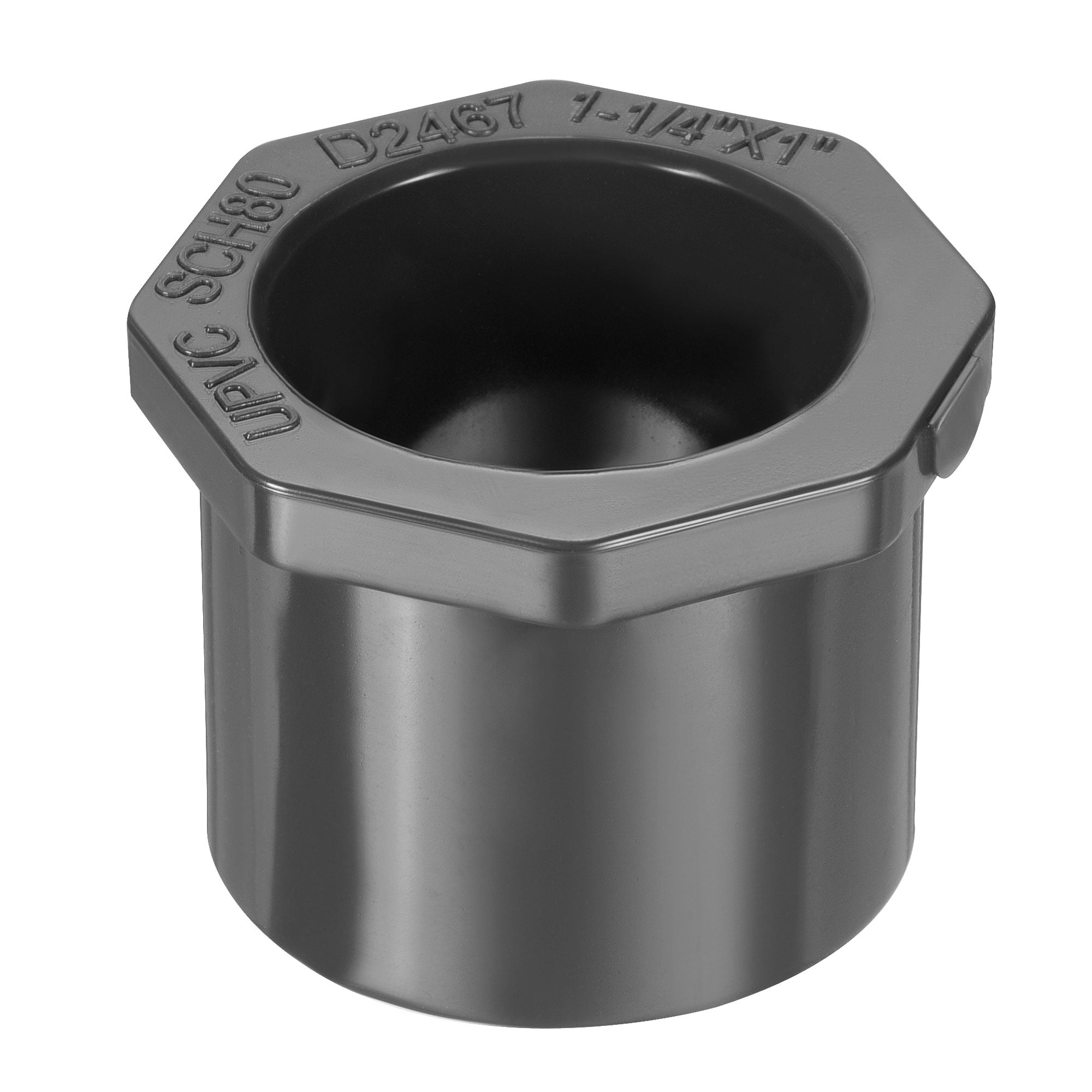 Uxcell 1-1/4"x1" UPVC Pipe Fitting Straight Socket Joint Coupling ...