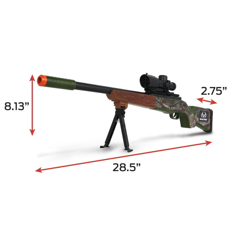 RealTree Soft Dart Hunting Rifle W 12 Soft Darts Practice Target Green Walmart